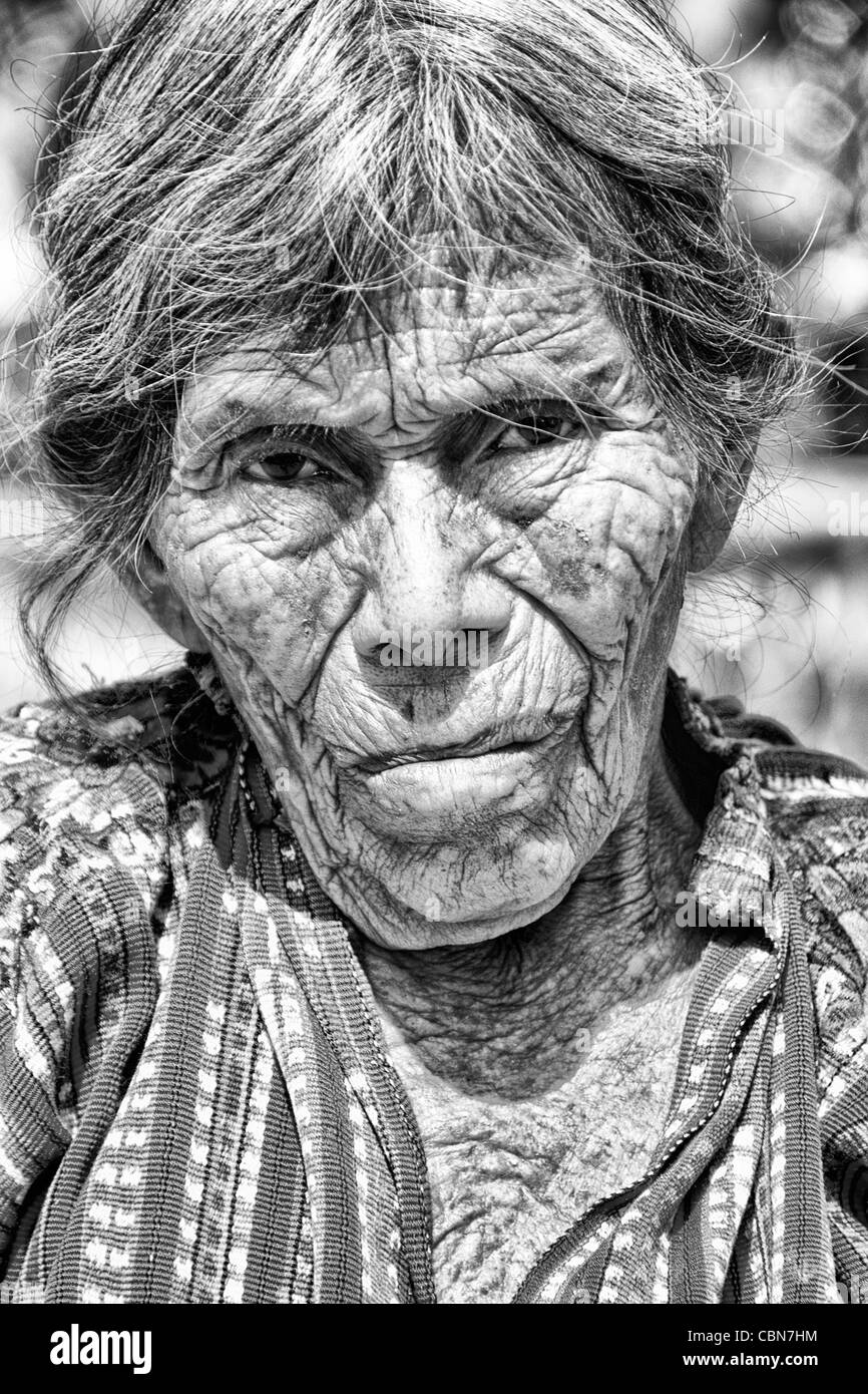 Mayan traditional dress Black and White Stock Photos & Images - Alamy