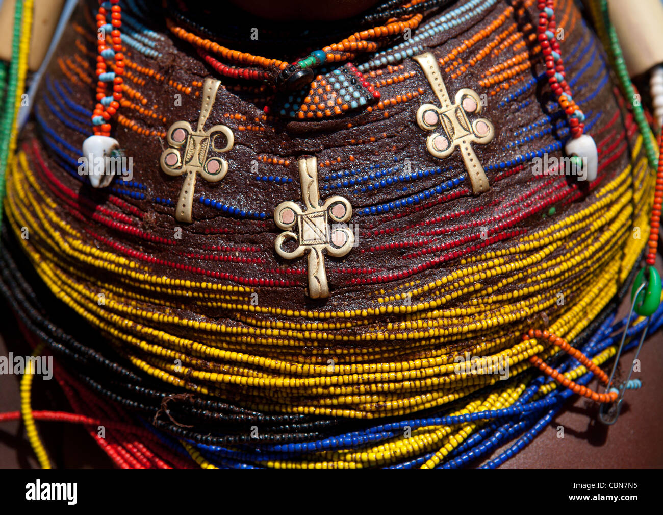 Angola africa tribe tribal necklace hi-res stock photography and images ...