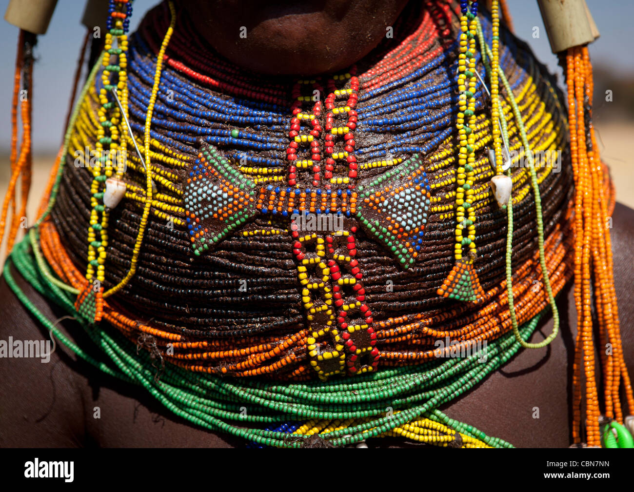 Angola africa tribe tribal necklace hi-res stock photography and images ...