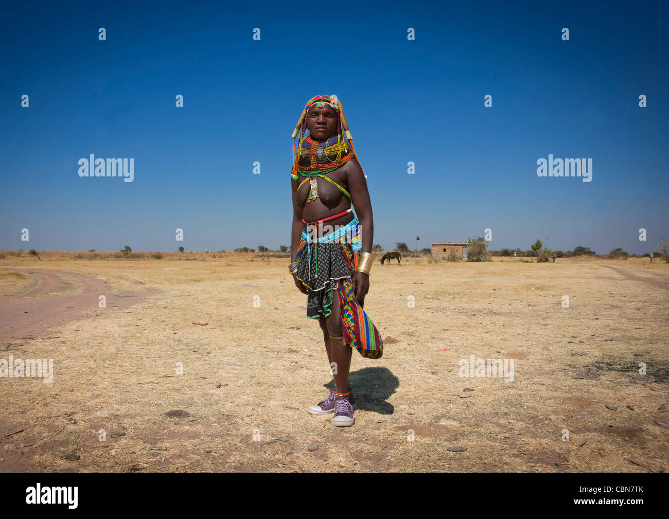Mwila tribe woman angola hi-res stock photography and images - Alamy