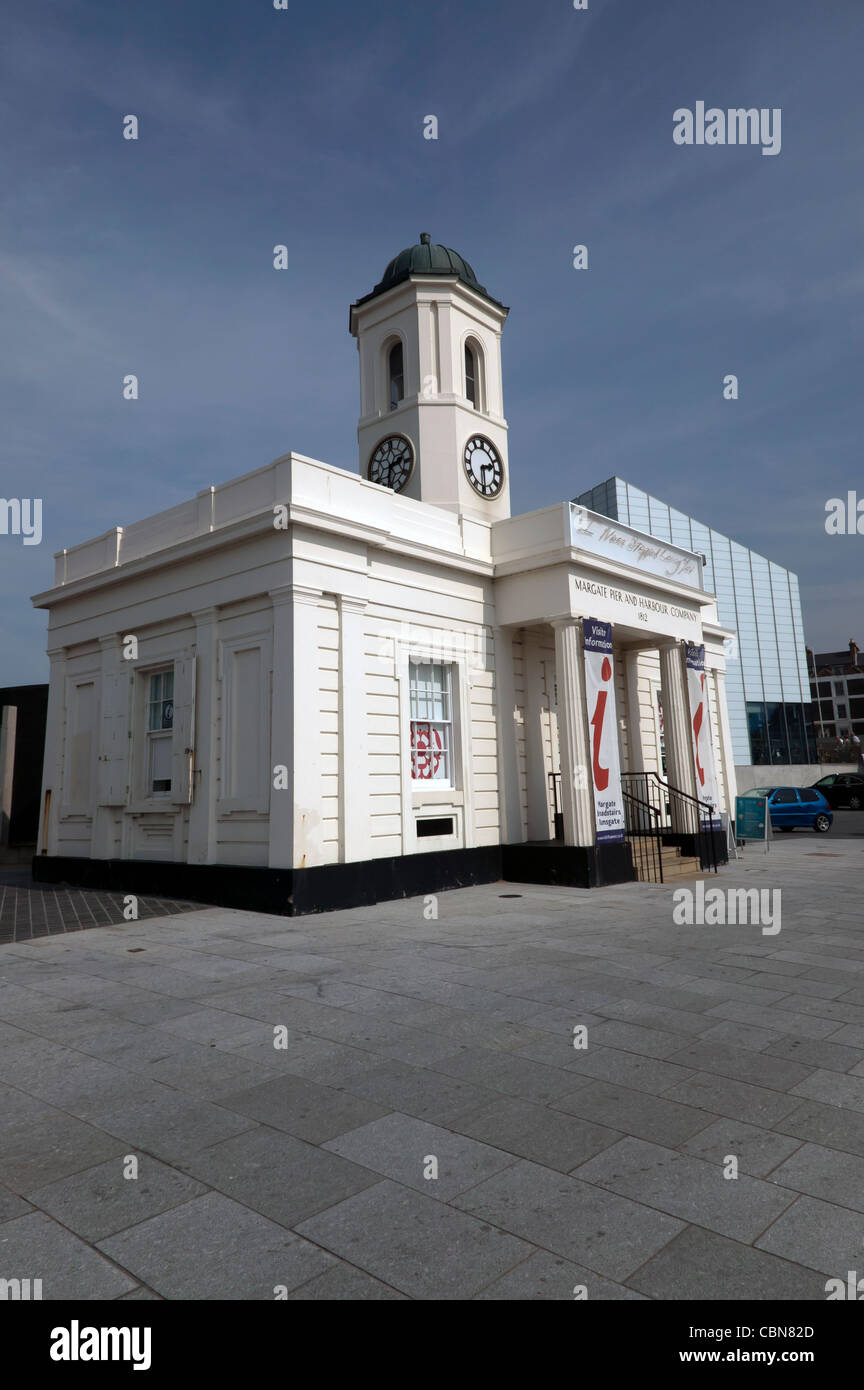 The Old Margate Pier and Harbour Company Building, Margate Stock Photo ...