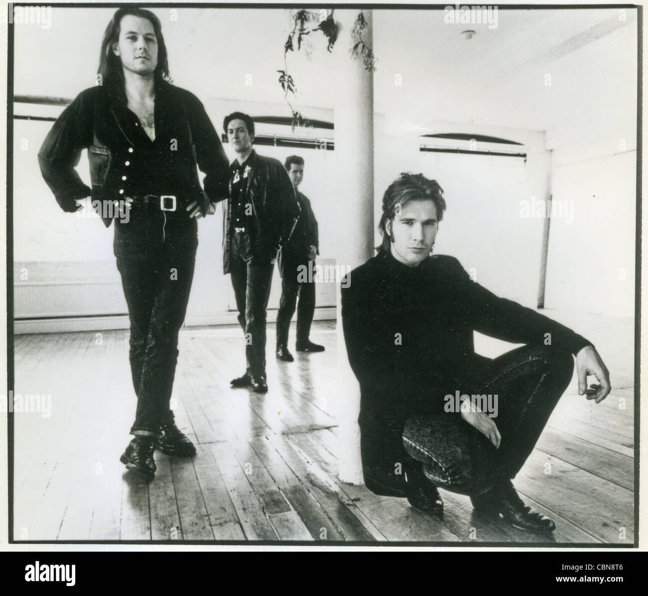 DEL AMITRI Promotional photo of Scottish rock group about 1985 with ...
