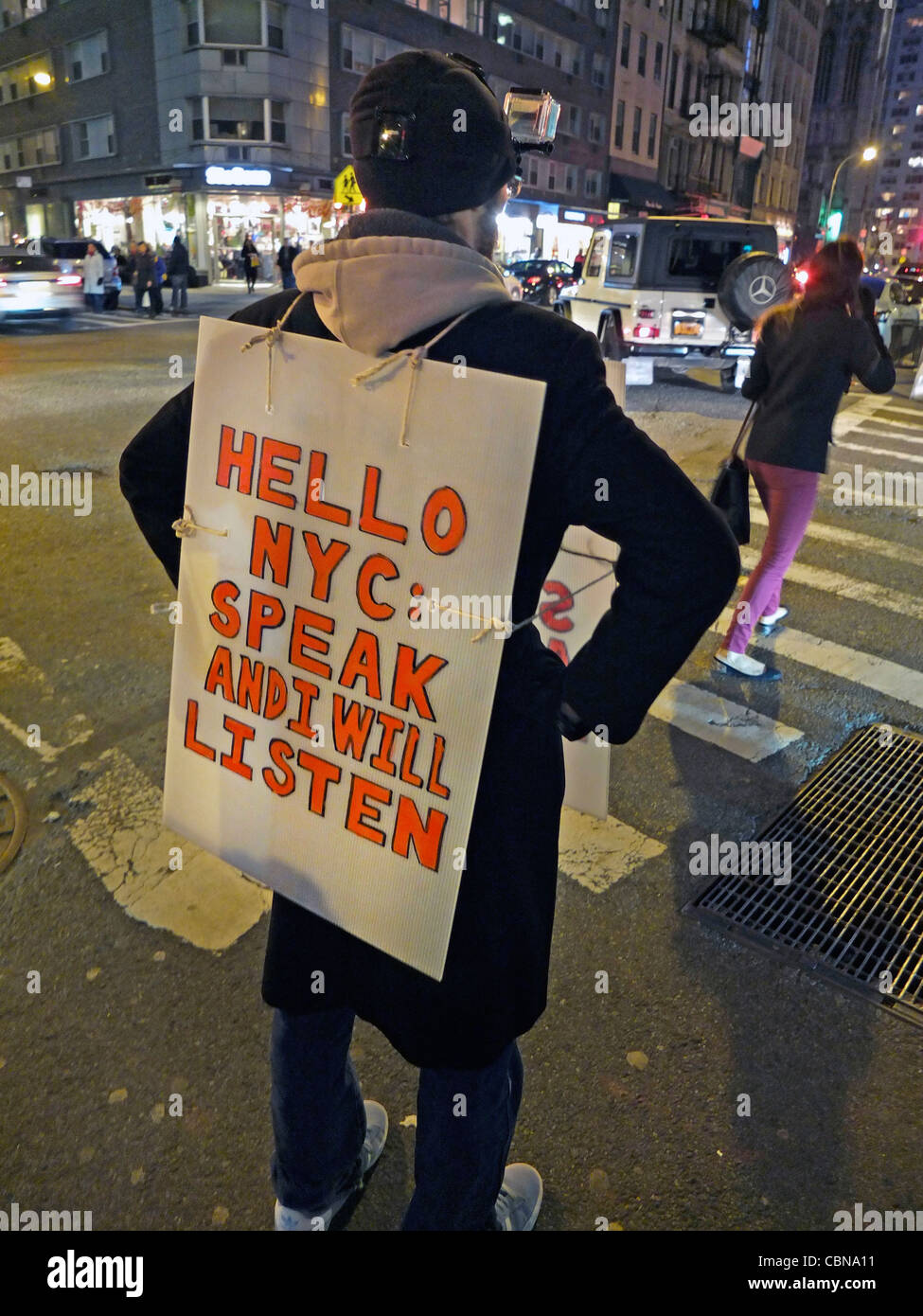 Group people crowd evening night nighttime dark neon sign hi-res stock ...