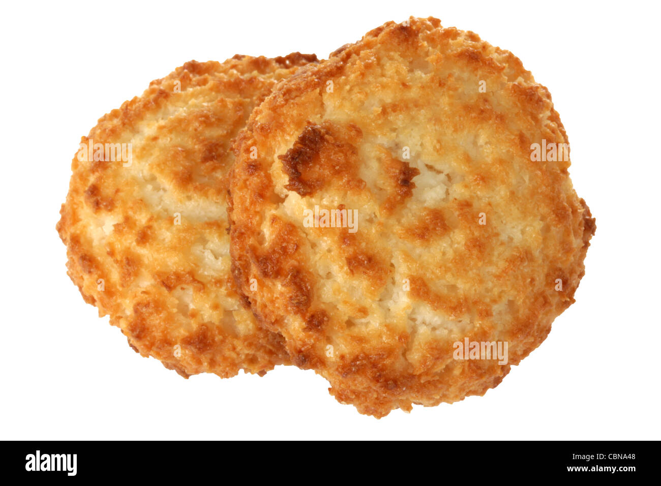 Coconut Macaroon Biscuit Stock Photo - Alamy