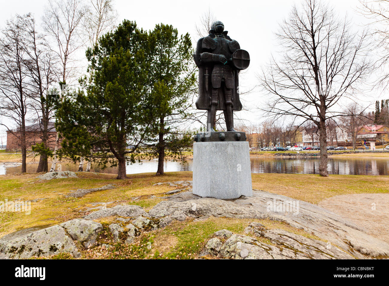 Monument to the knight called "The Spirit of the fortress", made by ...