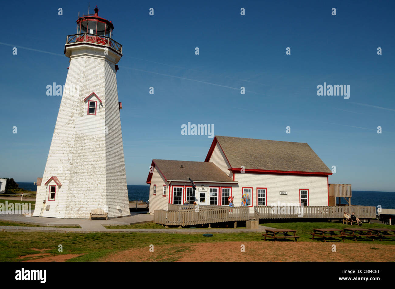 East Point lighthouse in Prince Edward Island, Canada Stock Photo - Alamy