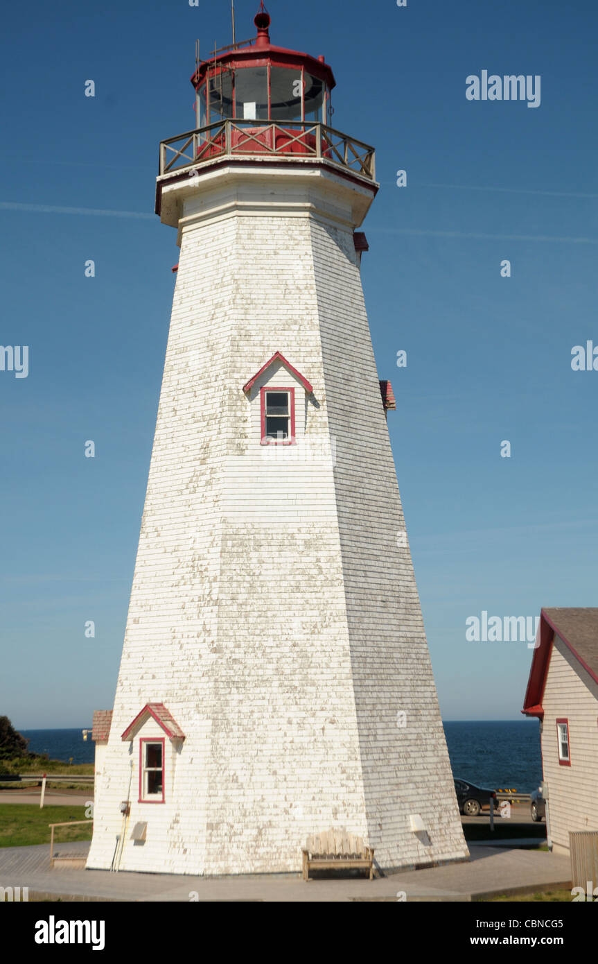 East Point lighthouse in Prince Edward Island, Canada Stock Photo - Alamy