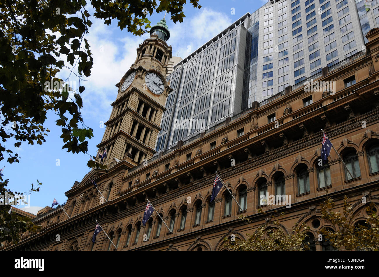 The main facade of the former General Post Office (GPO) Building with ...
