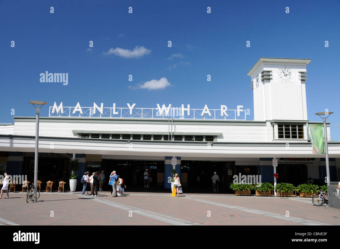 Manly passenger ferry terminal in Sydney Harbour, New South Wales ...