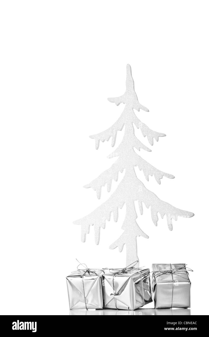 Christmas paper wrap Black and White Stock Photos & Images - Alamy