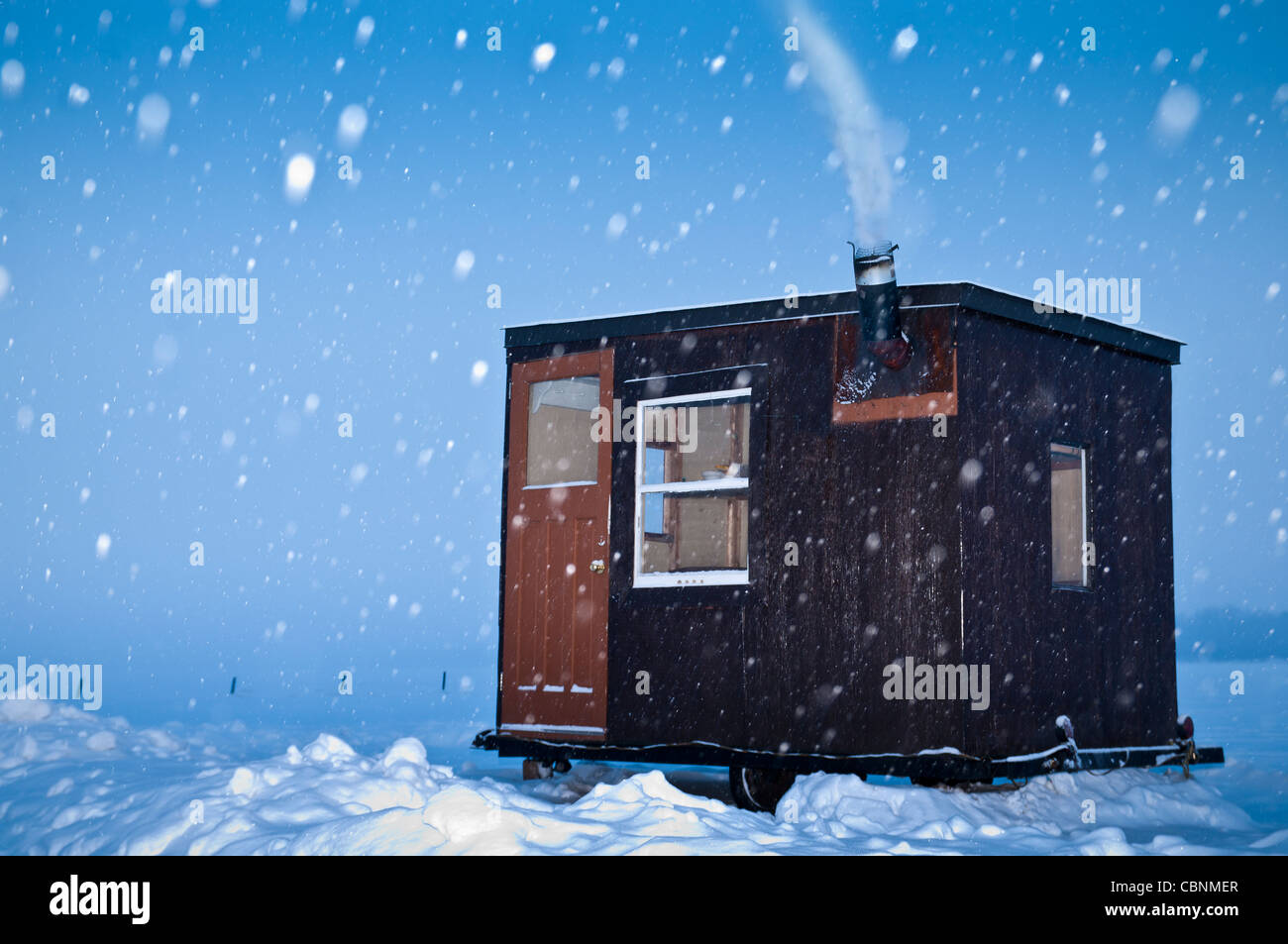 Ice Fishing Hut High Resolution Stock Photography and Images - Alamy
