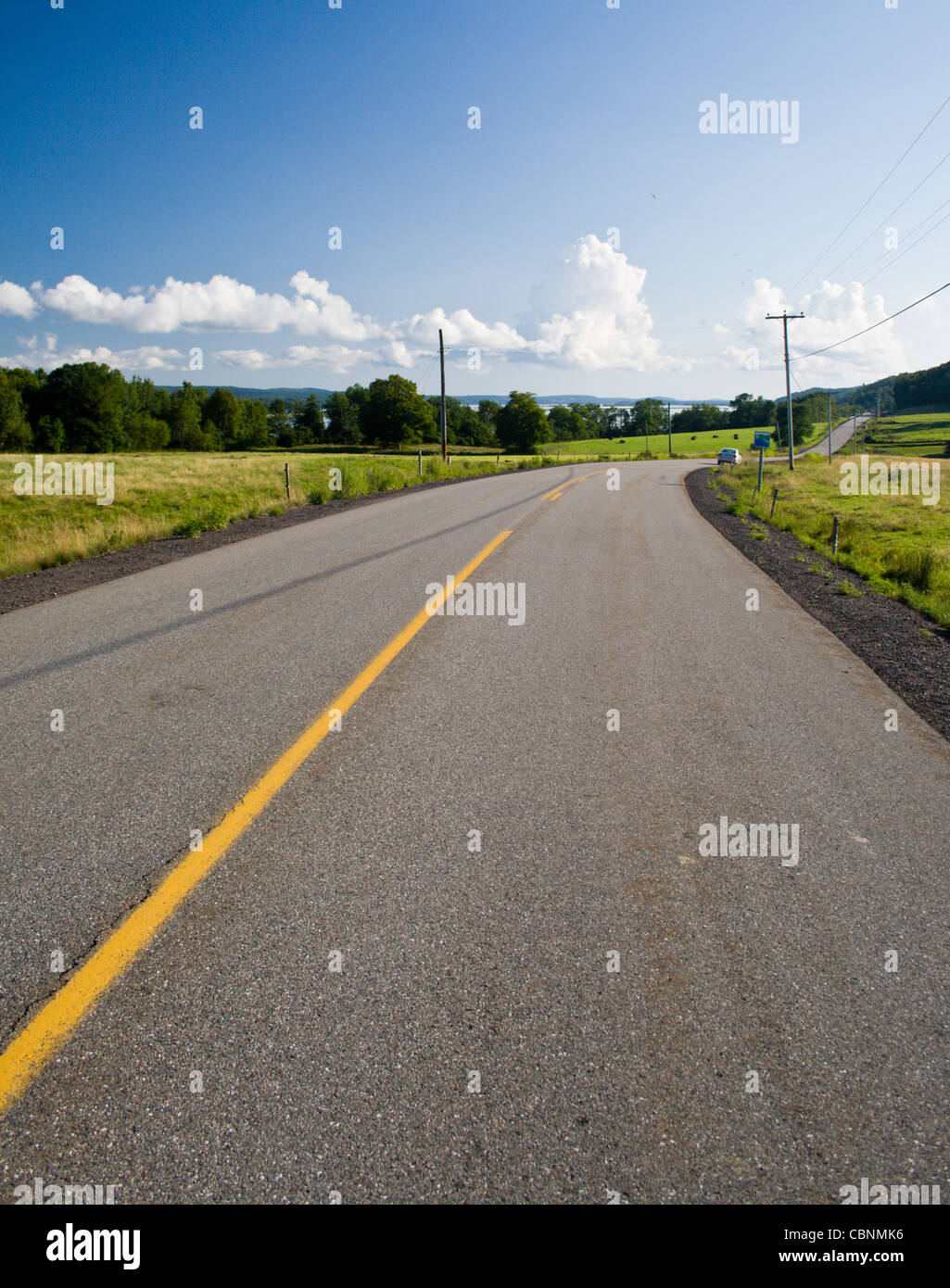 Highway Through Hills Stock Photo - Alamy