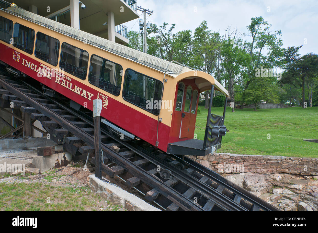 Tennessee, Chattanooga, Lookout Mountain Incline Railway Stock Photo ...
