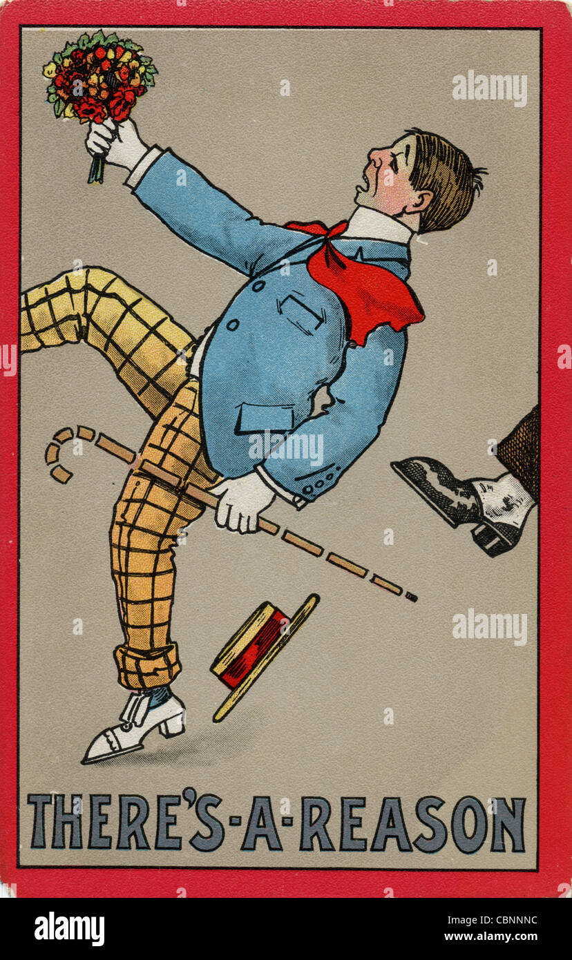 Suitor Getting the Boot Stock Photo - Alamy