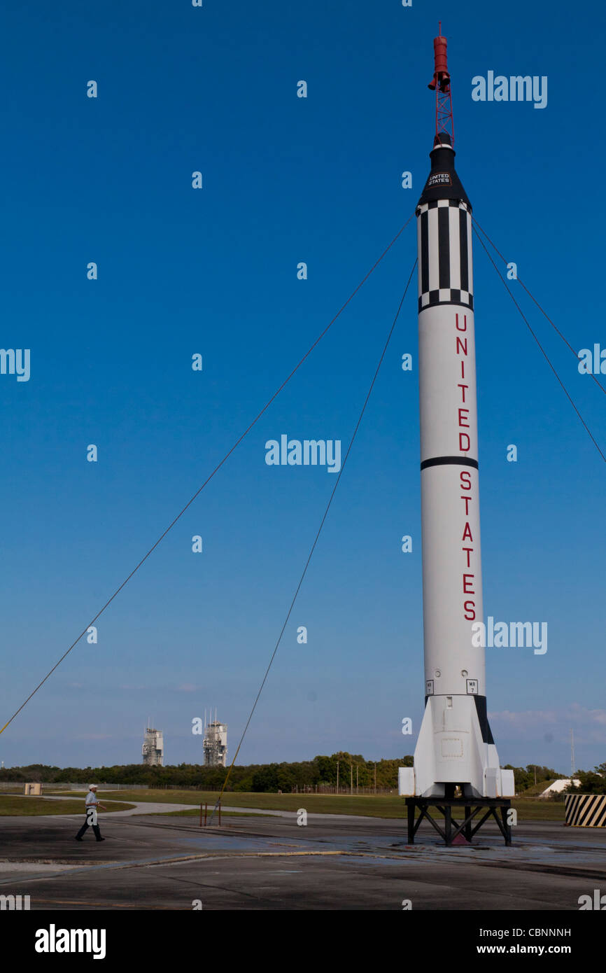 Mercury/Redstone rocket in Cape Canaveral Stock Photo - Alamy