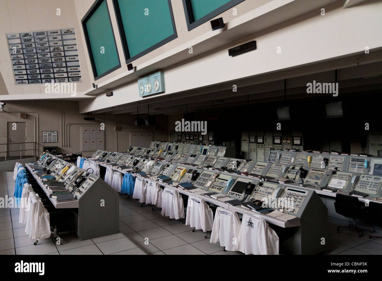 Nasa control room Stock Photo - Alamy