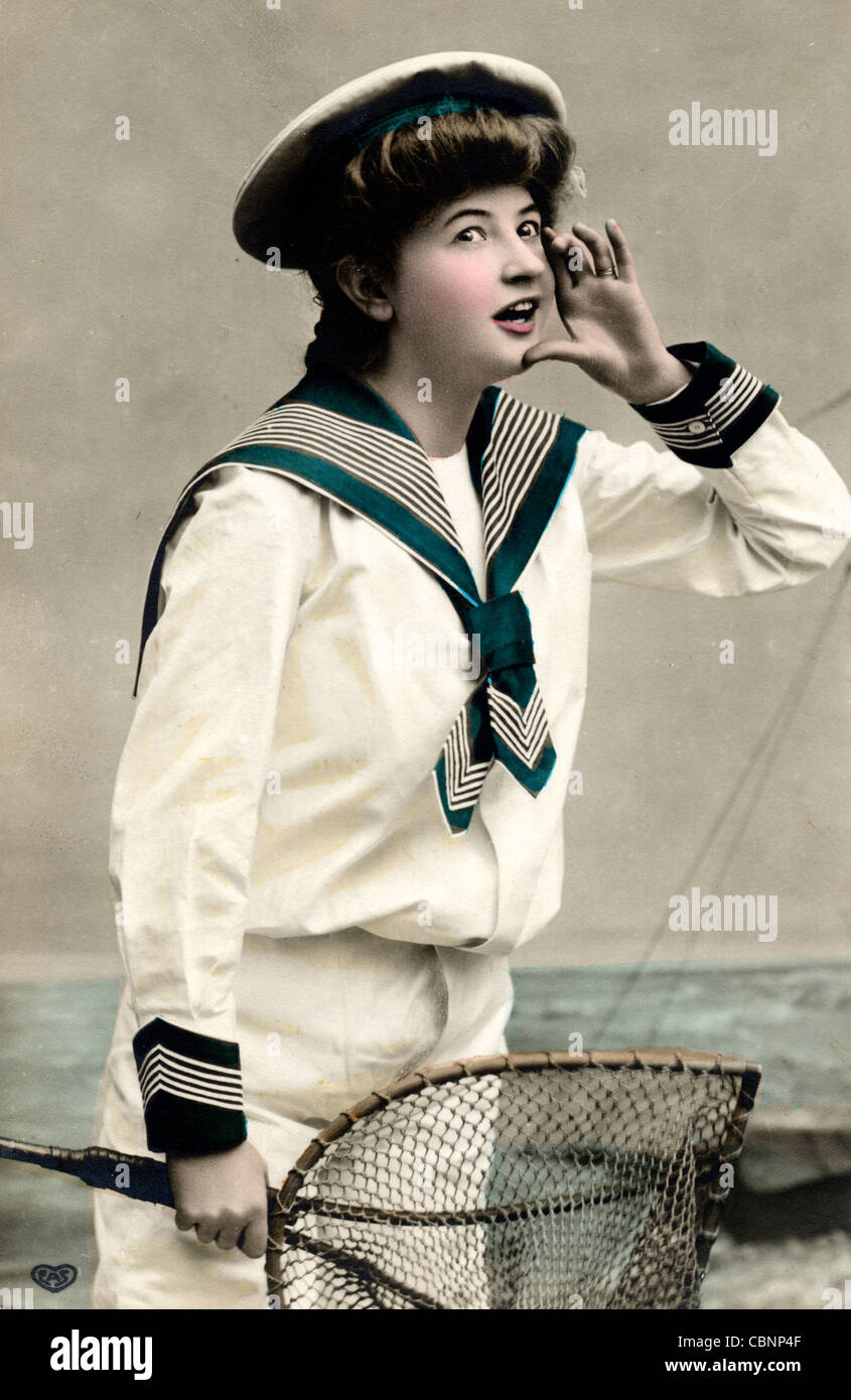 Girl sailor hi-res stock photography and images - Alamy