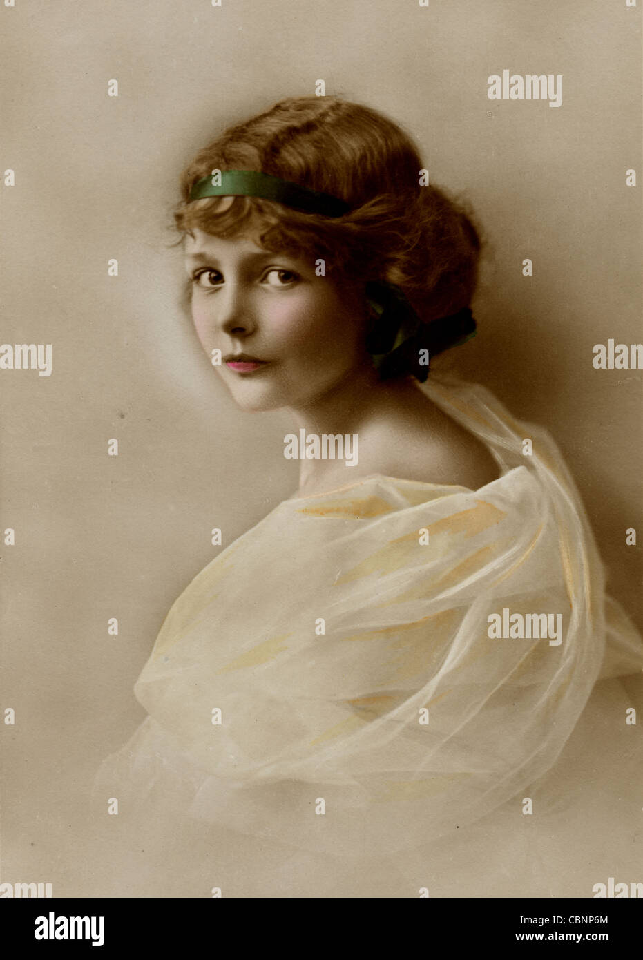 Beautiful Little Girl Wearing Sheer Lace Chiffon Dress Stock Photo - Alamy