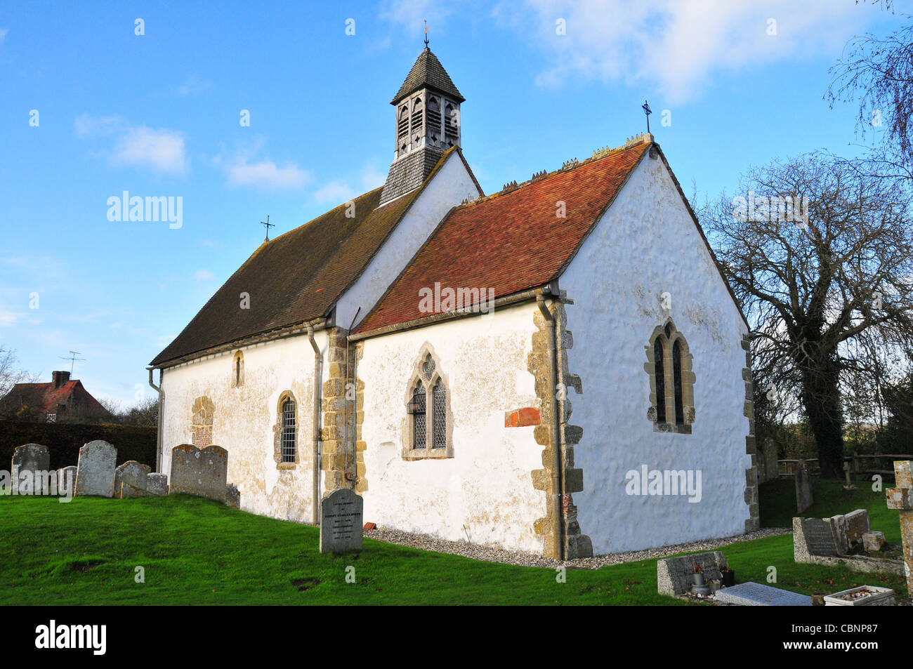 St Botolph's Parish Church, Hardham, West Sussex Stock Photo - Alamy