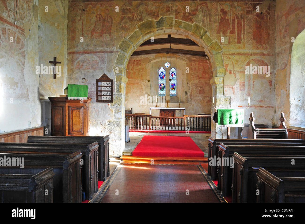 Hardham Parish Church Stock Photo - Alamy