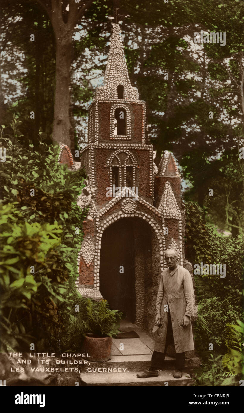The Little Chapel & Its Builder Stock Photo - Alamy