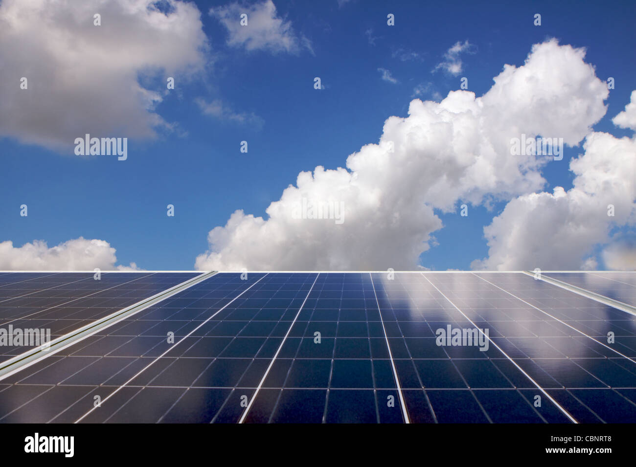 Solar panel reflection clouds hi-res stock photography and images - Alamy