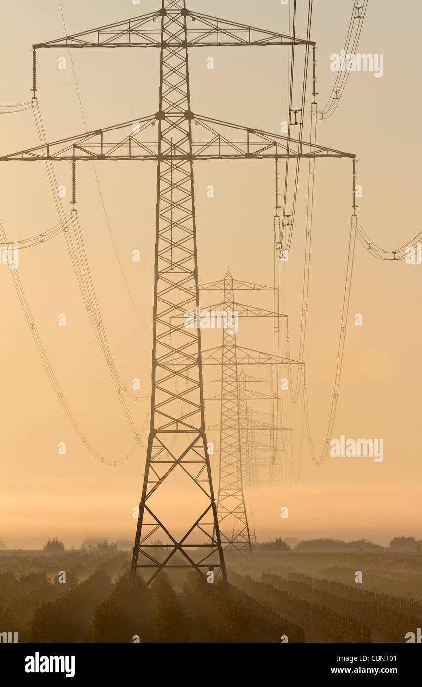 Power poles of europe hi-res stock photography and images - Alamy