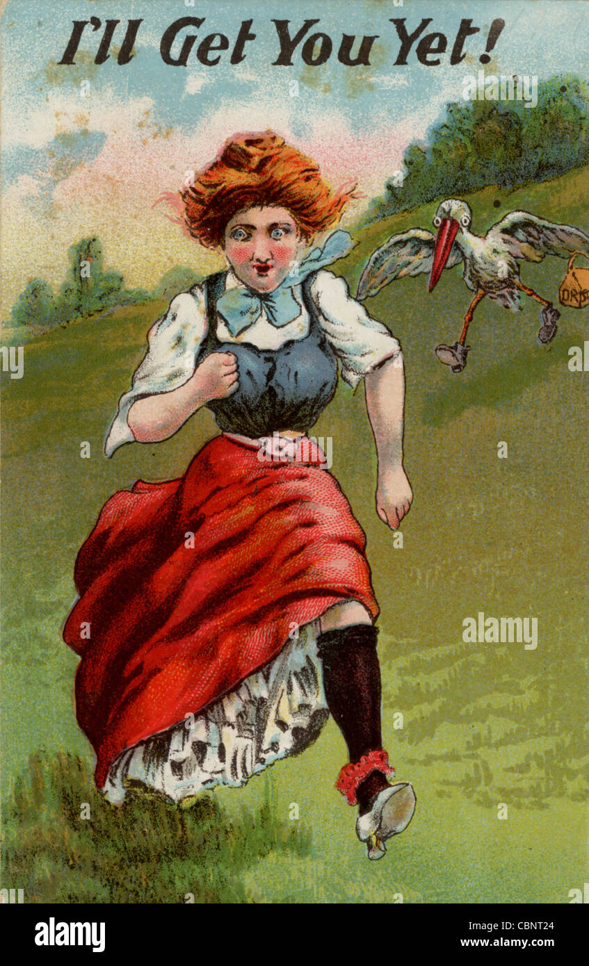 Stork artwork hi-res stock photography and images - Alamy