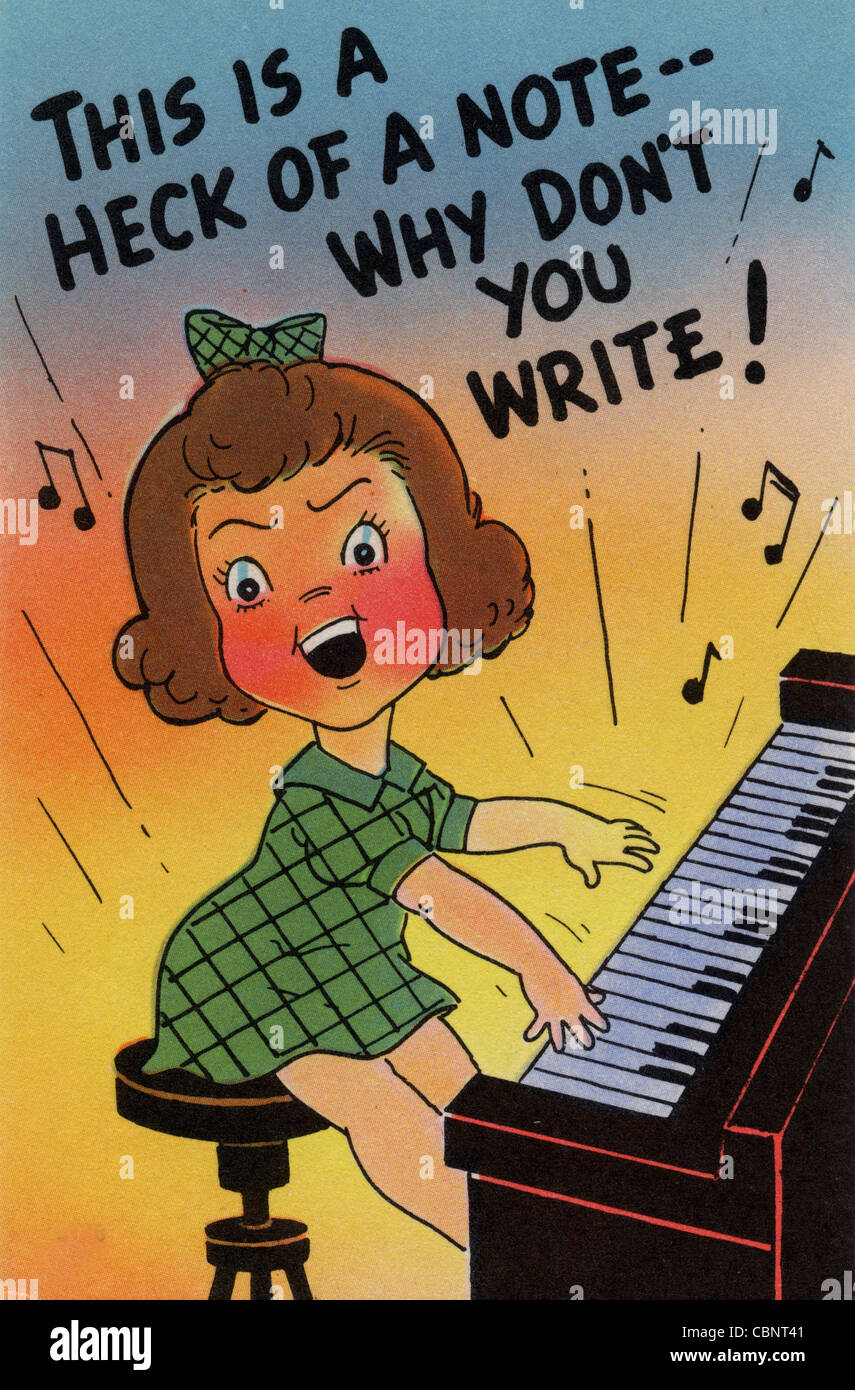 Piano player humour hi-res stock photography and images - Alamy