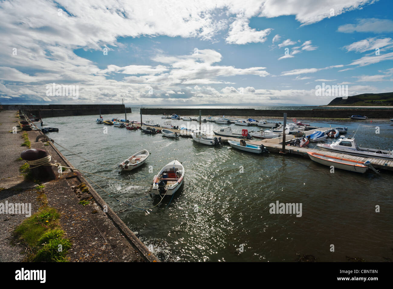 Balintore Harbour, Ross & Cromerty, Scotland Stock Photo - Alamy