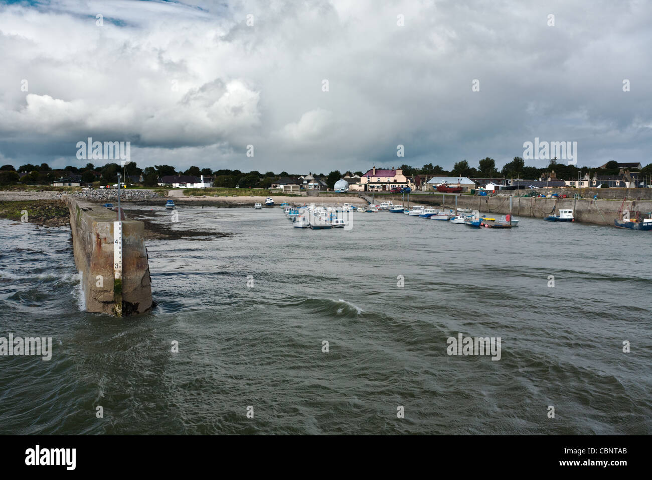 Balintore Harbour, Ross & Cromerty, Scotland Stock Photo - Alamy