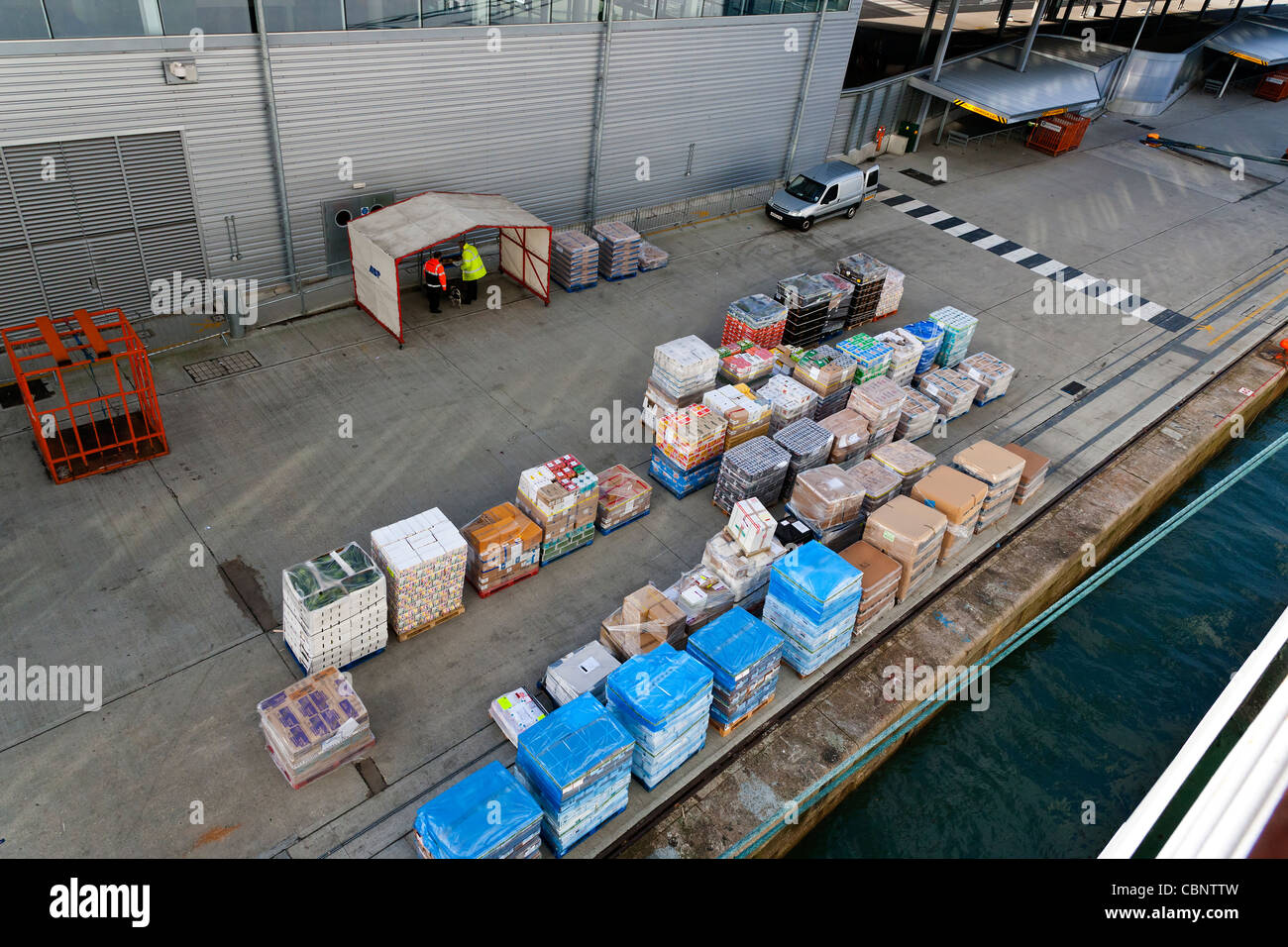 Provisions for Cruise Ship Stock Photo - Alamy
