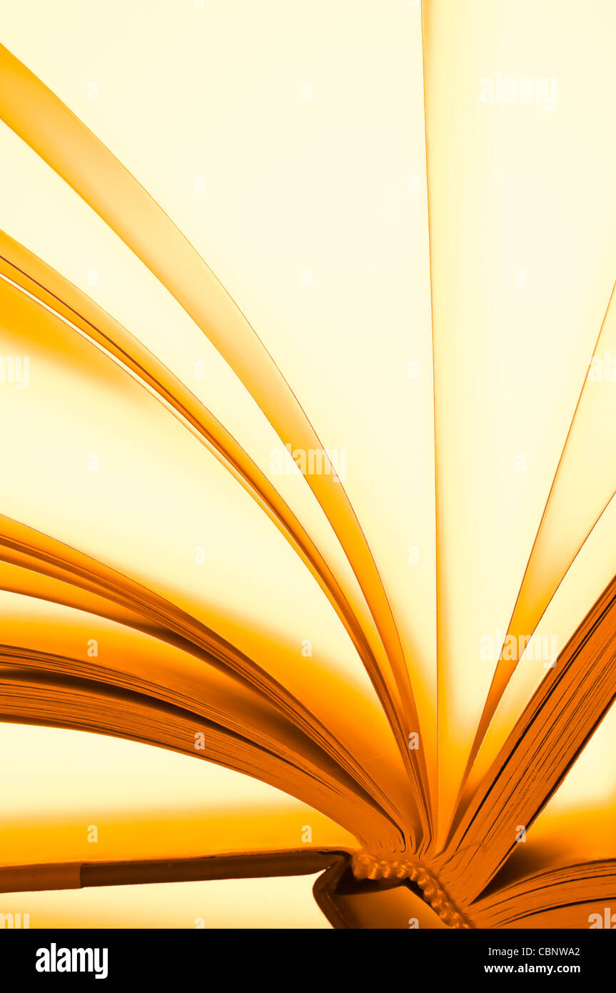 Pages of a book Stock Photo - Alamy