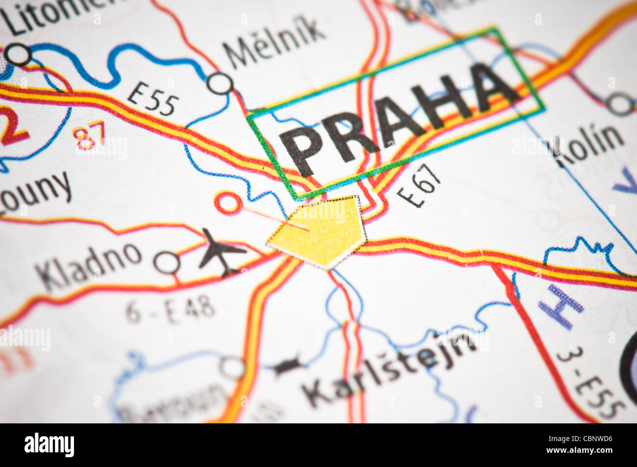 Czech republic on world map hi-res stock photography and images - Alamy