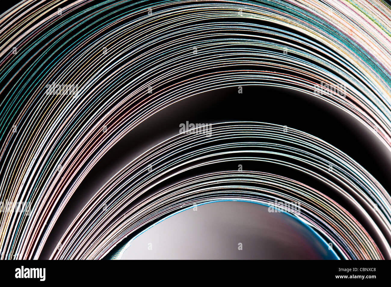 Magazine Roll. Side view Stock Photo - Alamy