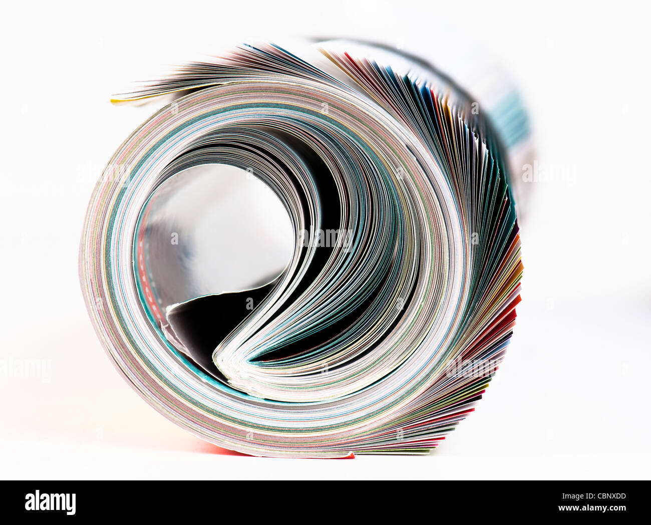 Magazine Roll. Side view Stock Photo - Alamy