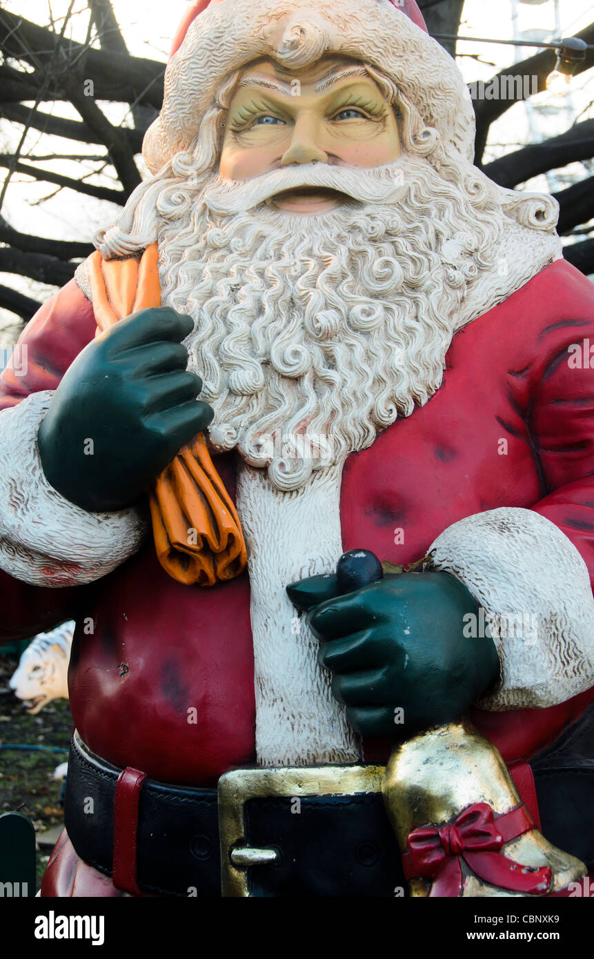 Father Christmas figure at Winter Wonderland in Hyde Park - London ...