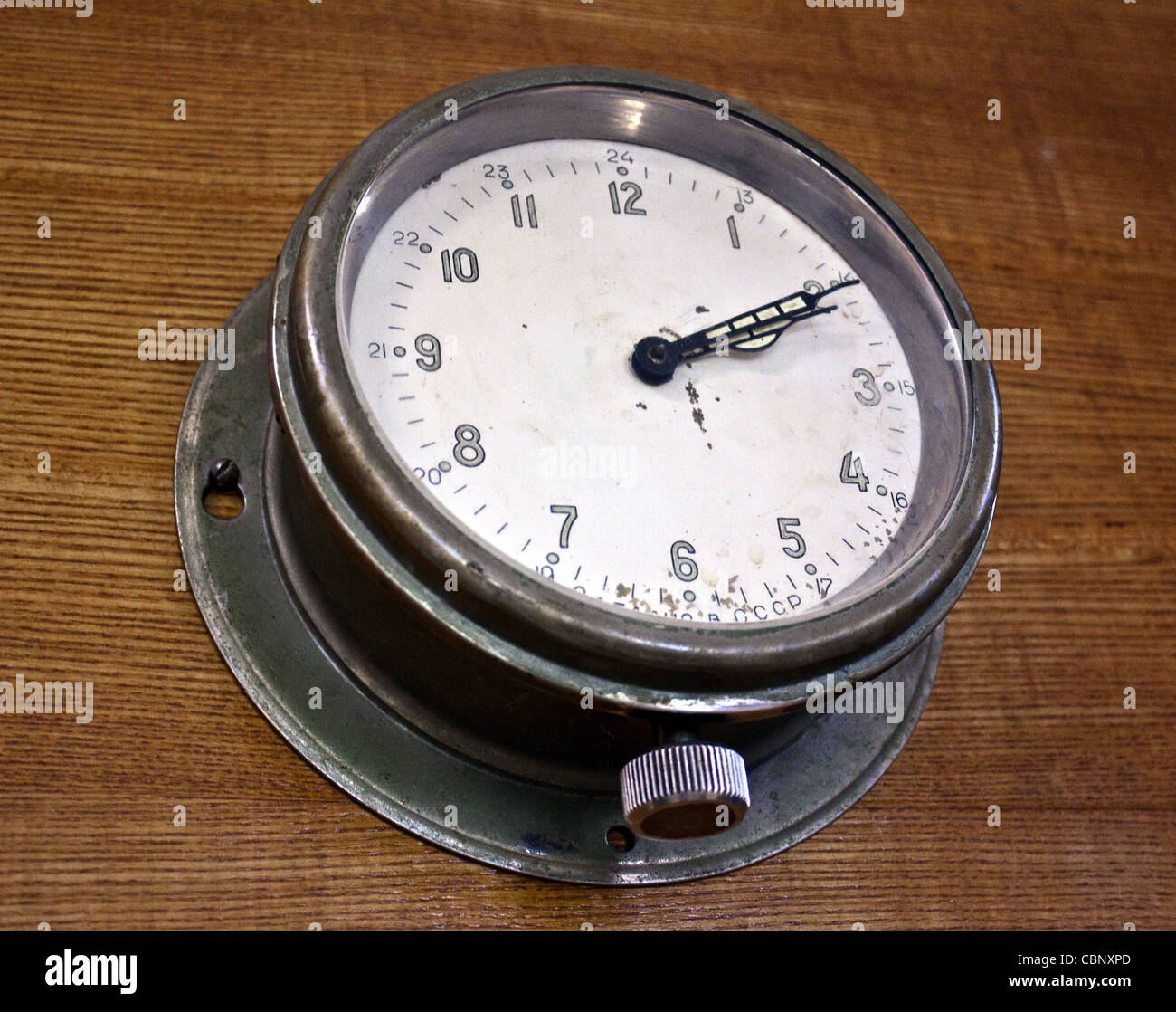 old soviet analog wall watches Stock Photo - Alamy