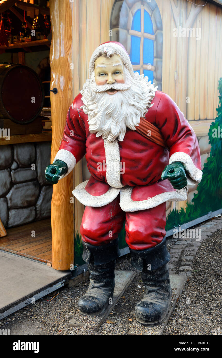 Father Christmas figure at Winter Wonderland in Hyde Park - London ...