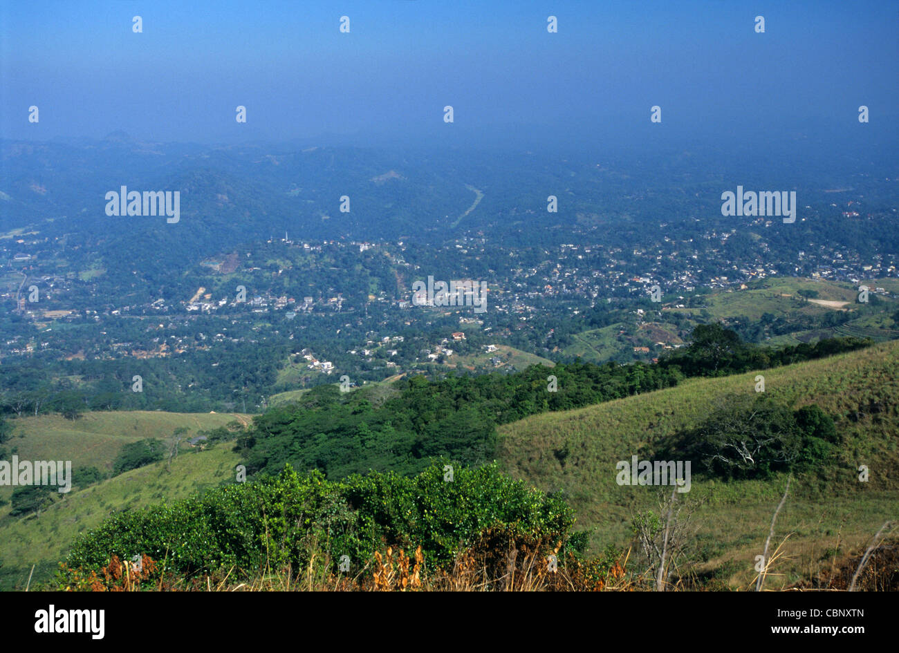 Overview from mountains of Kandy surrounding, Sri Lanka Stock Photo - Alamy