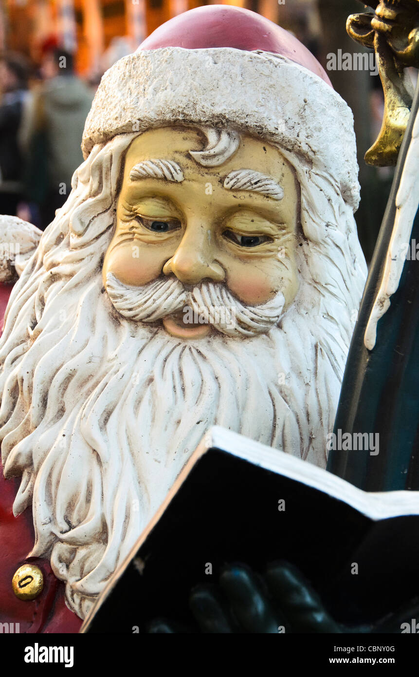 Father Christmas figure at Winter Wonderland in Hyde Park - London ...