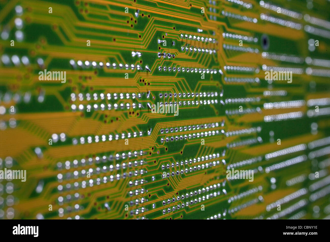 A macro of a computer board (photographed with shalow DOF Stock Photo ...