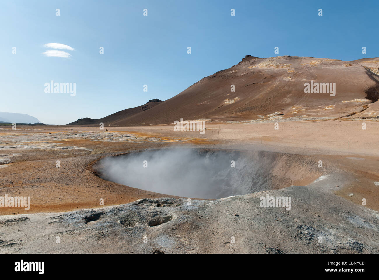 fumaroles in Námafjall in Iceland Stock Photo - Alamy