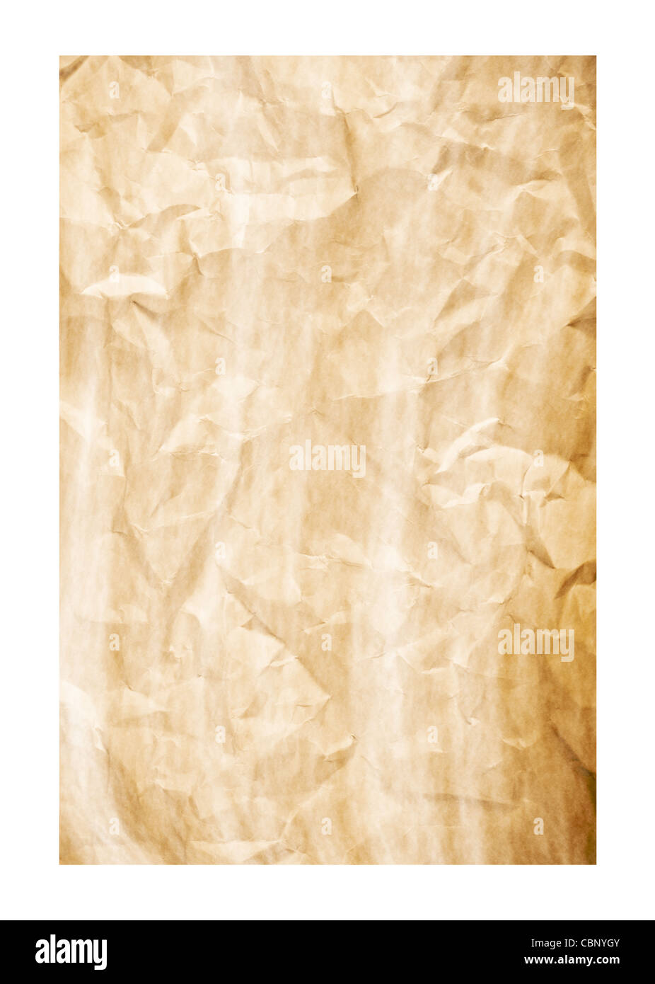 Crumpling A Sheet Of Paper