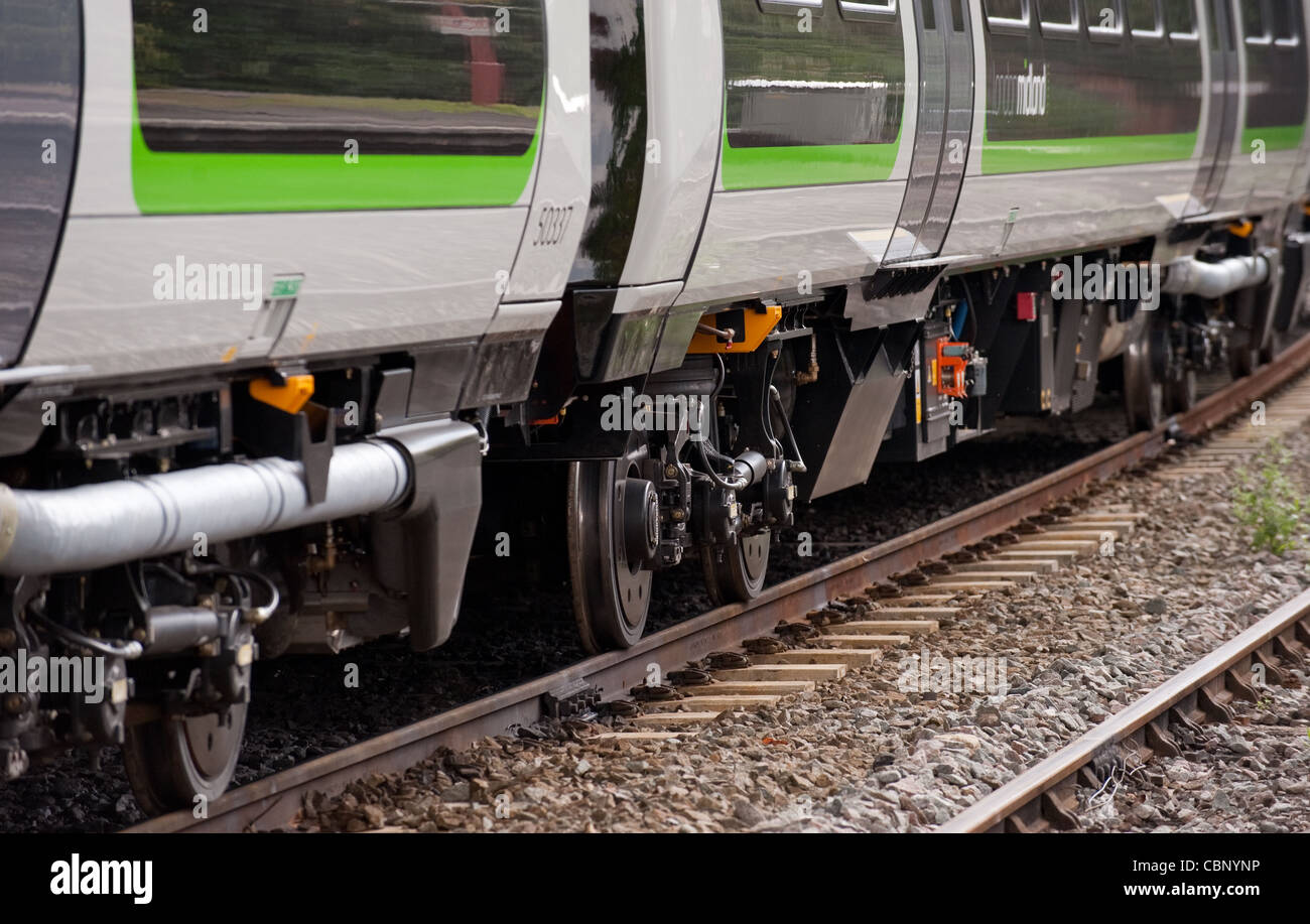 The Bombardier 172 in London Midland livery. The trains are made by ...
