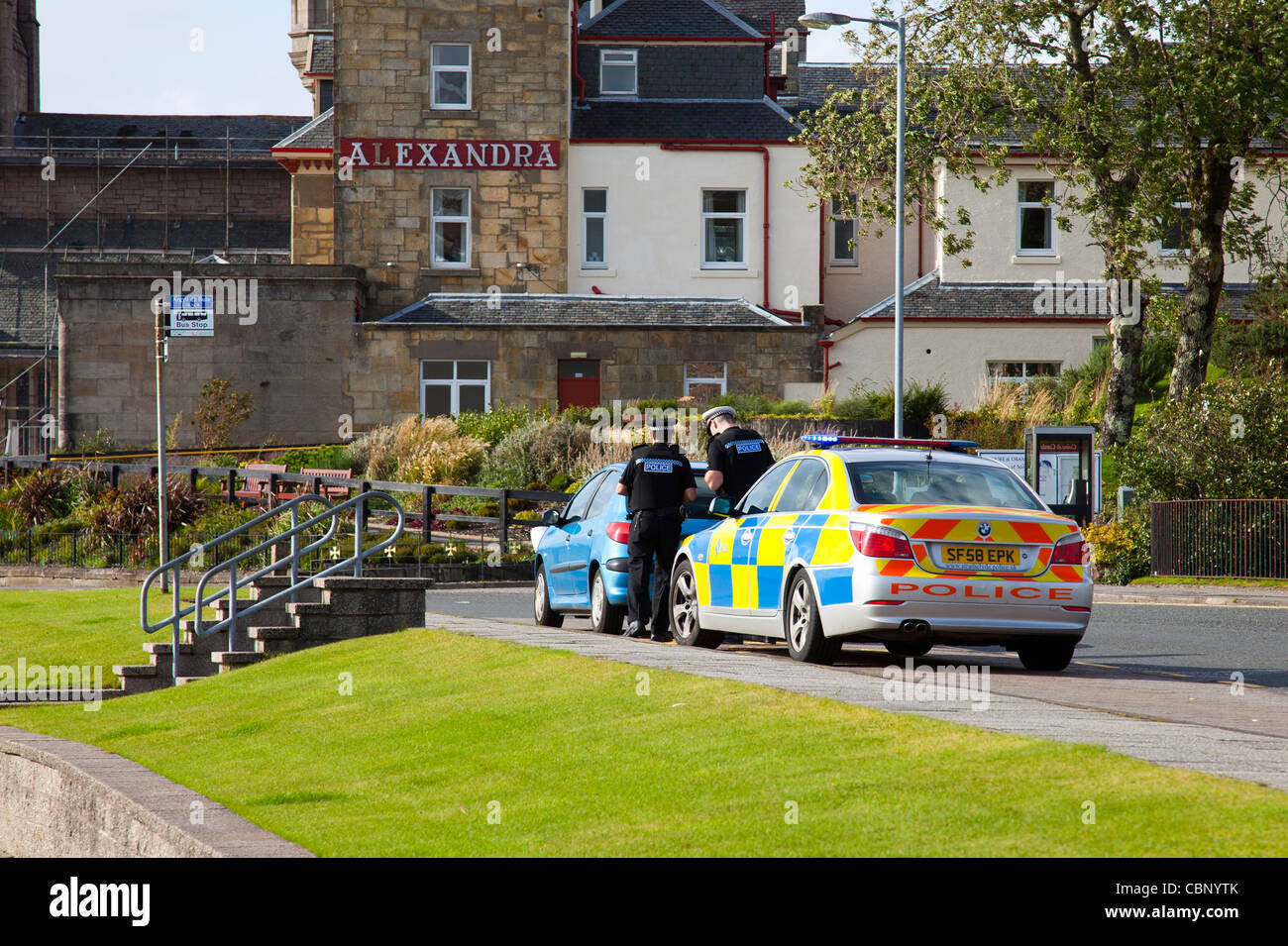 Police spot check scotland hi-res stock photography and images - Alamy