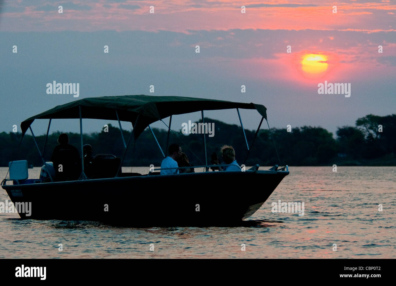 Zambia river boat hi-res stock photography and images - Alamy