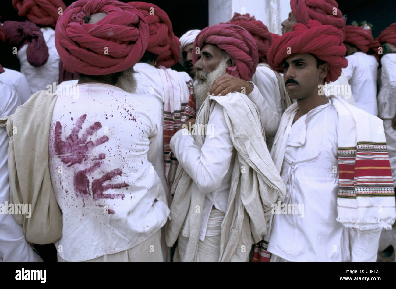 Men belonging to the Rebari caste, a community from western India still ...