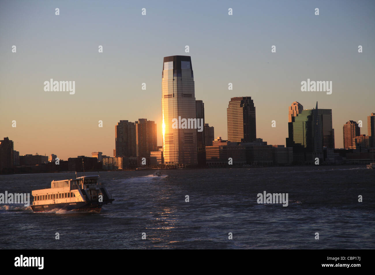 USA Manhattan at sunset Stock Photo - Alamy