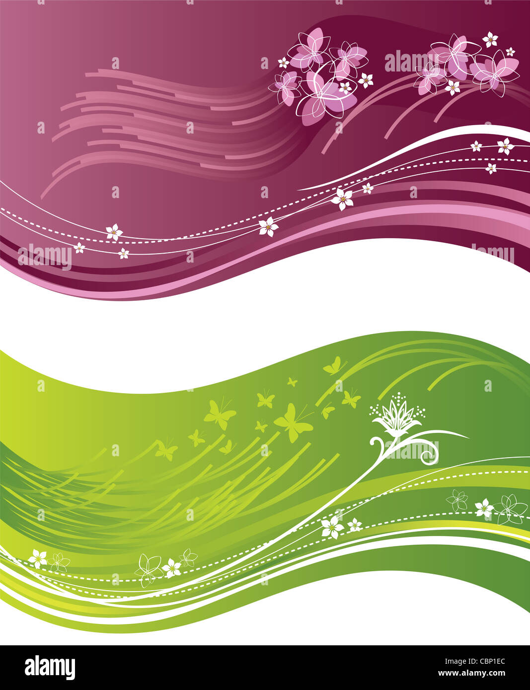Wavy borders hi-res stock photography and images - Alamy